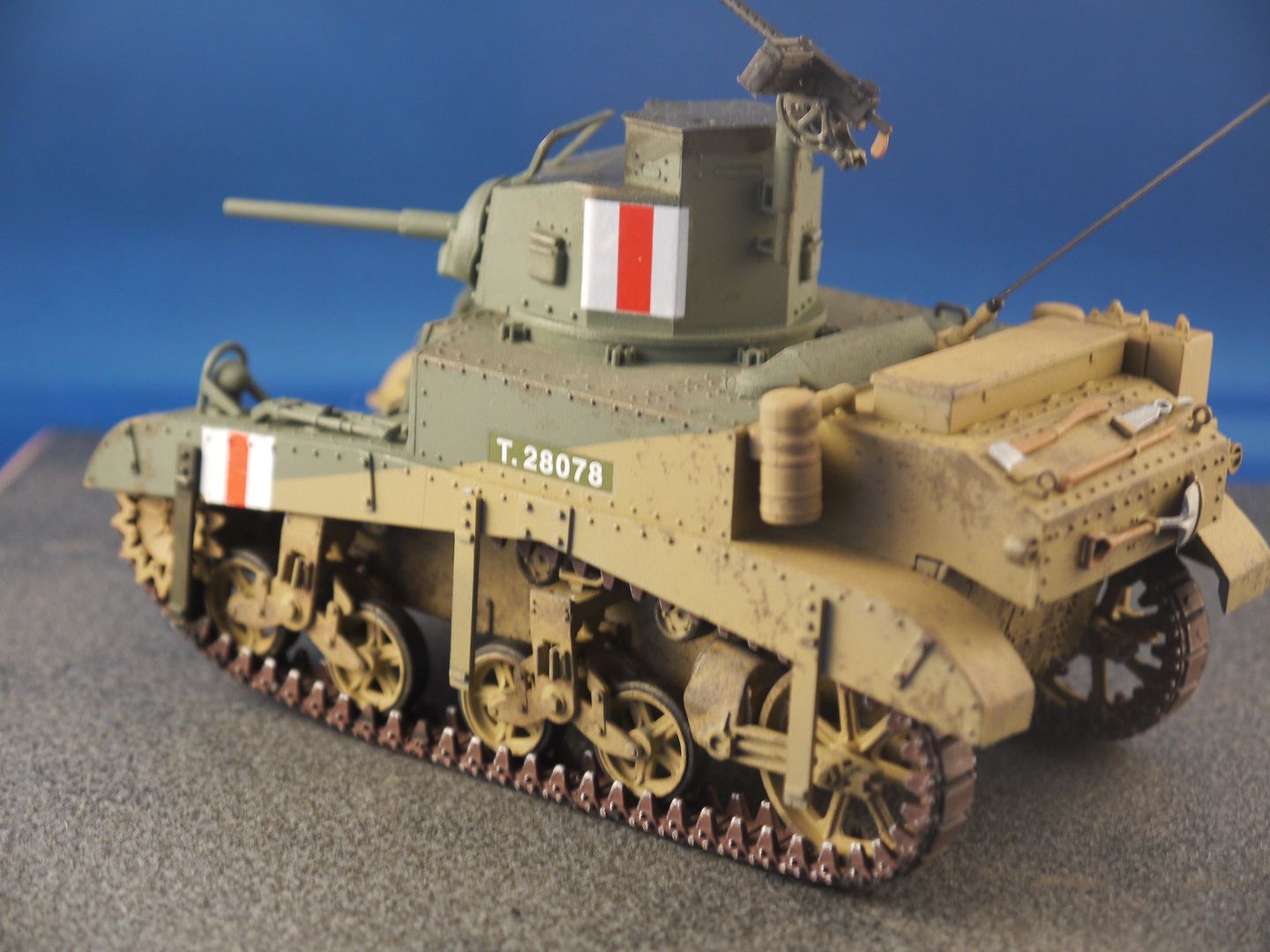 135 Academy M3 Stuart Honey Ready For Inspection Armour 